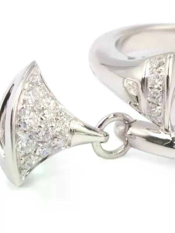 BVLGARI 18k White Gold Diamond Ring