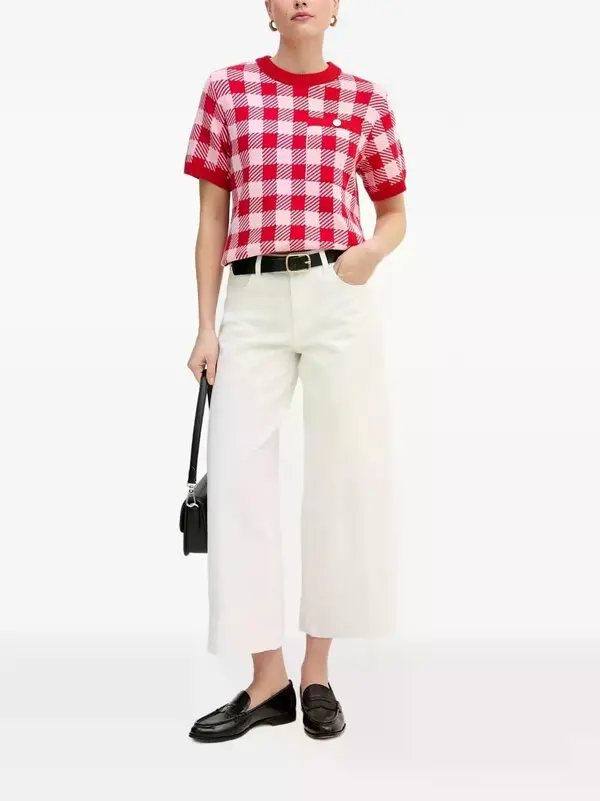 Barbour Esther Gingham Pattern Top
