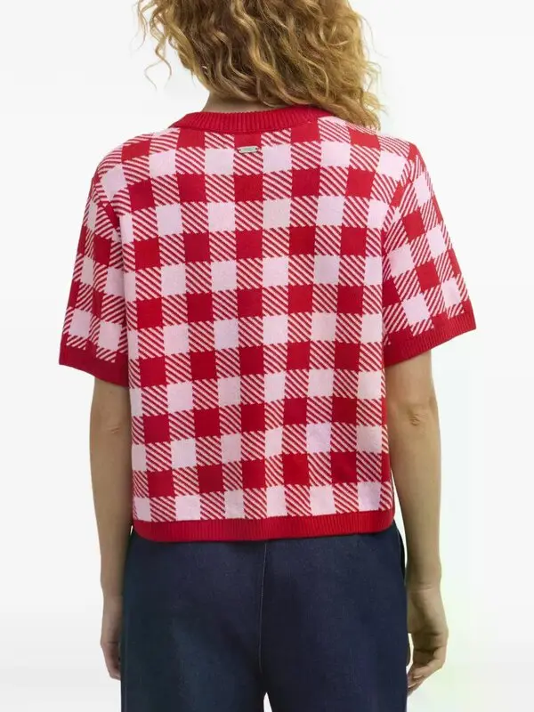 Barbour Esther Gingham Pattern Top