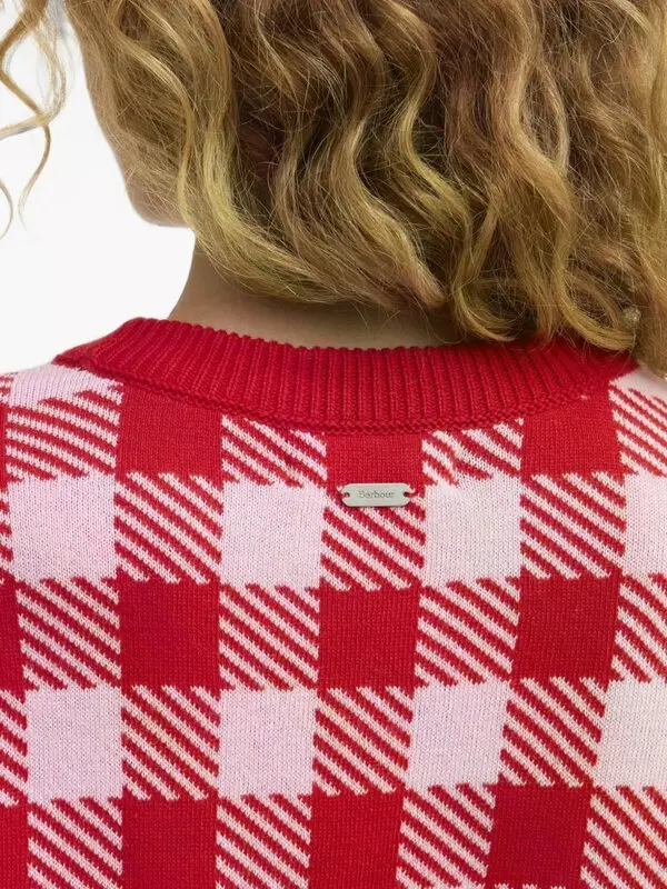 Barbour Esther Gingham Pattern Top