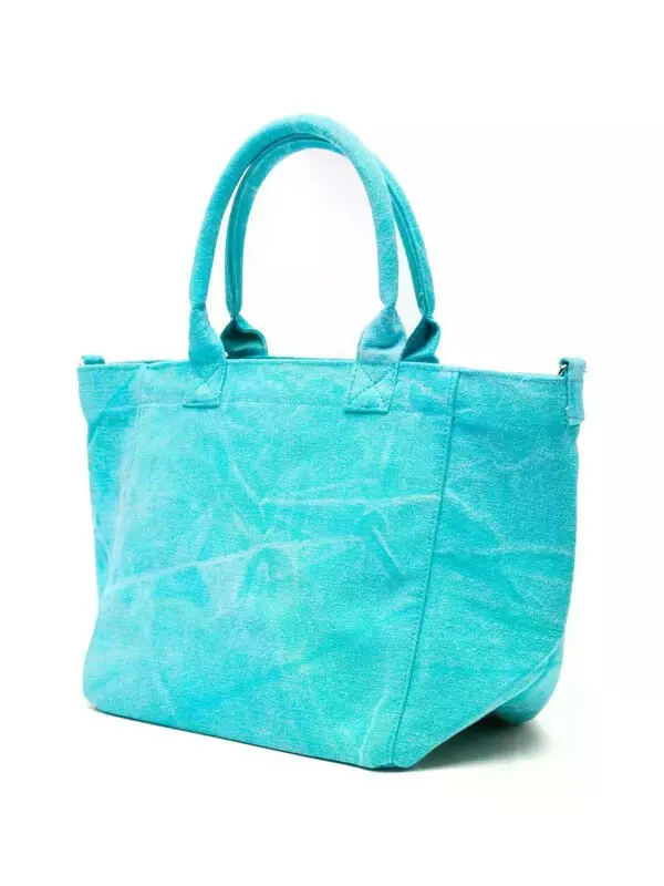 GANNI Banana Print Tote Bag - Blue