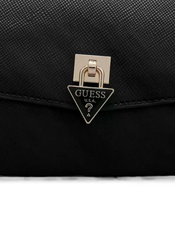 Guess Logo Plaque Tote Bag