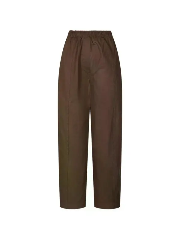 STUDIO TOMBOY Cotton Twill Trousers - Brown