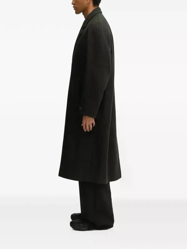 Kenzo Textured Single-breasted Coat