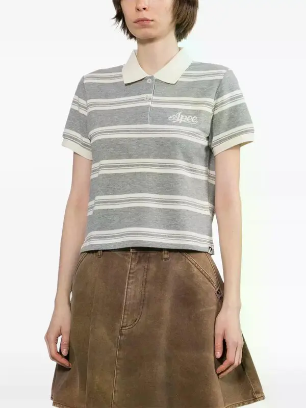 AAPE BY *A BATHING APE Striped Polo Shirt