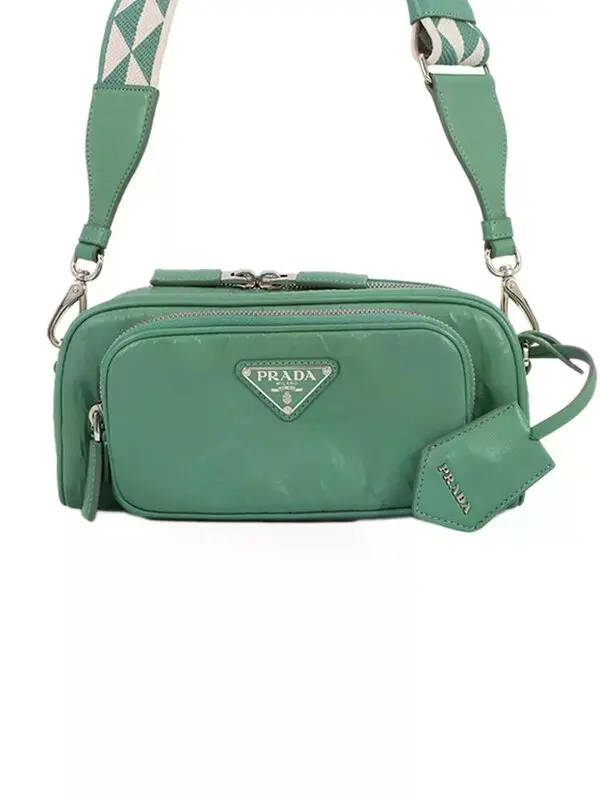 Prada Nappa Antique Multi Pocket Crossbody Bag
