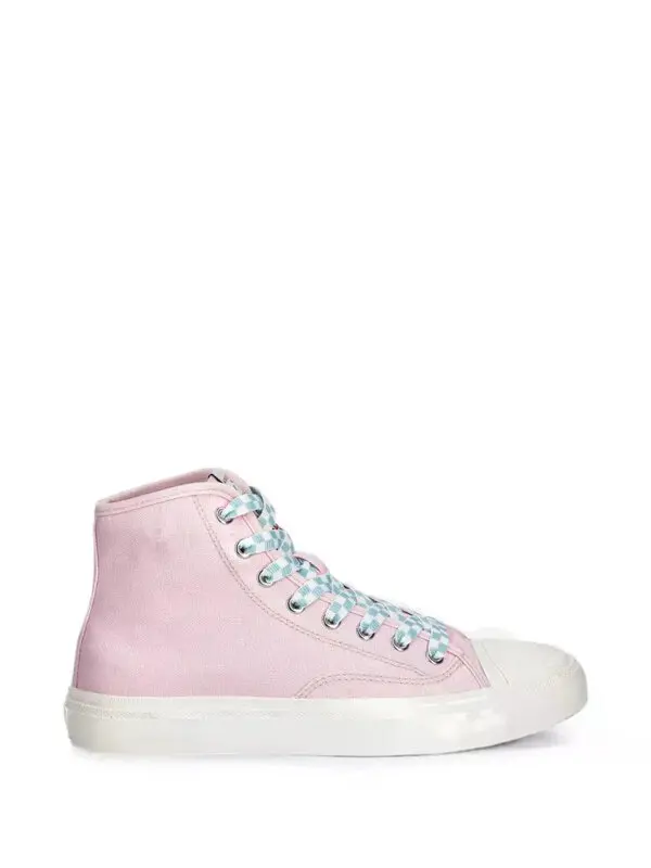 Kenzo Hoshi Check-lace High-top Sneakers
