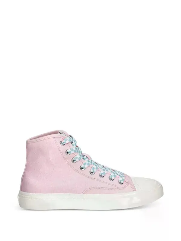 Kenzo Hoshi Check-lace High-top Sneakers