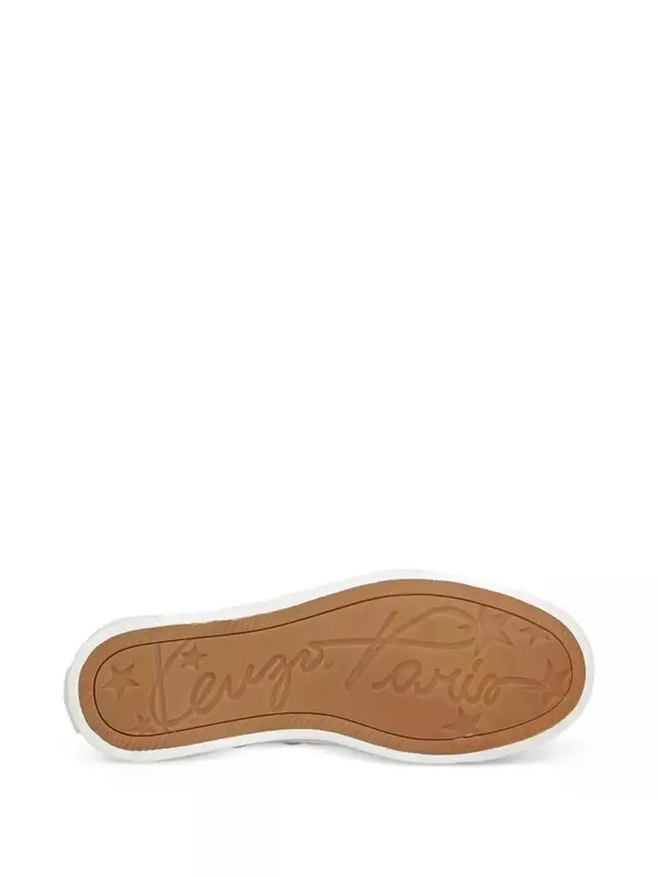 Kenzo Hoshi Check-lace High-top Sneakers