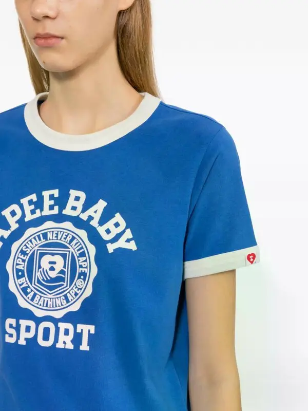 AAPE BY *A BATHING APE Apee™ A Bathing Ape® Graphic Ringer T-shirt