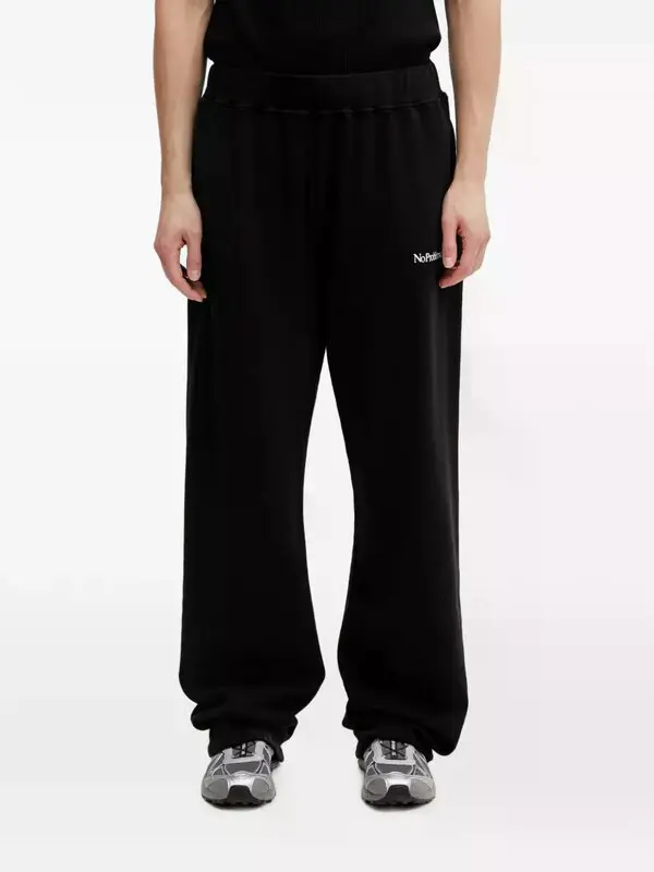 NO PROBLEMO Logo-print Track Oversized Fit Pants