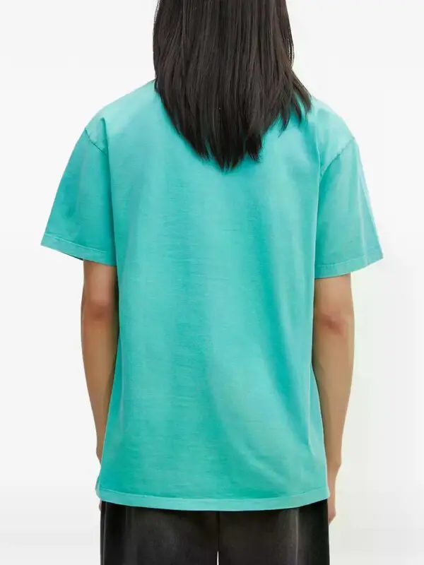 NO PROBLEMO Logo-embroidered Straight Fit T-shirt