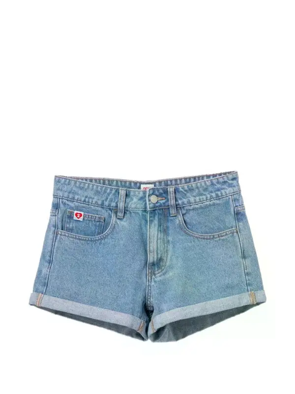 AAPE BY *A BATHING APE Apee™ A Bathing Ape® Logo-patched Denim Shorts