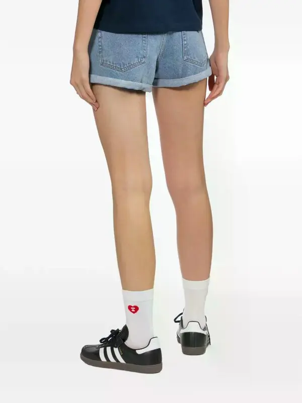 AAPE BY *A BATHING APE Apee™ A Bathing Ape® Logo-patched Denim Shorts
