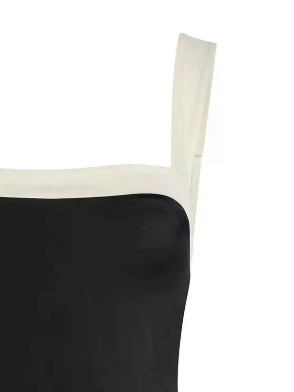 AWAY THAT DAY Grenada Square-neck Swimsuit - Black