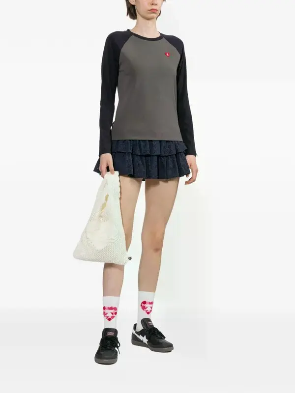 AAPE BY *A BATHING APE Heart-patch T-shirt