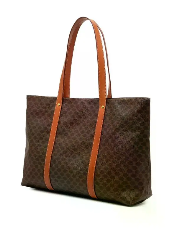 Celine Macadam Coated Canvas Tote Bag