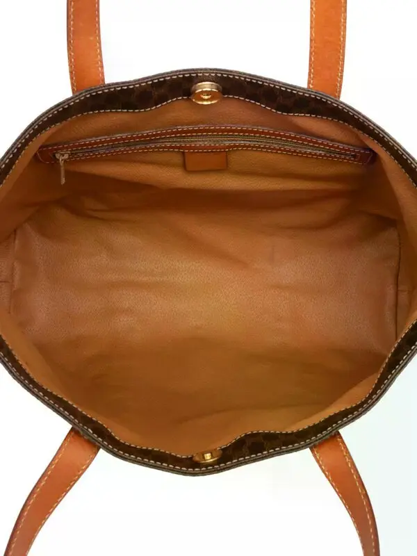 Celine Macadam Coated Canvas Tote Bag