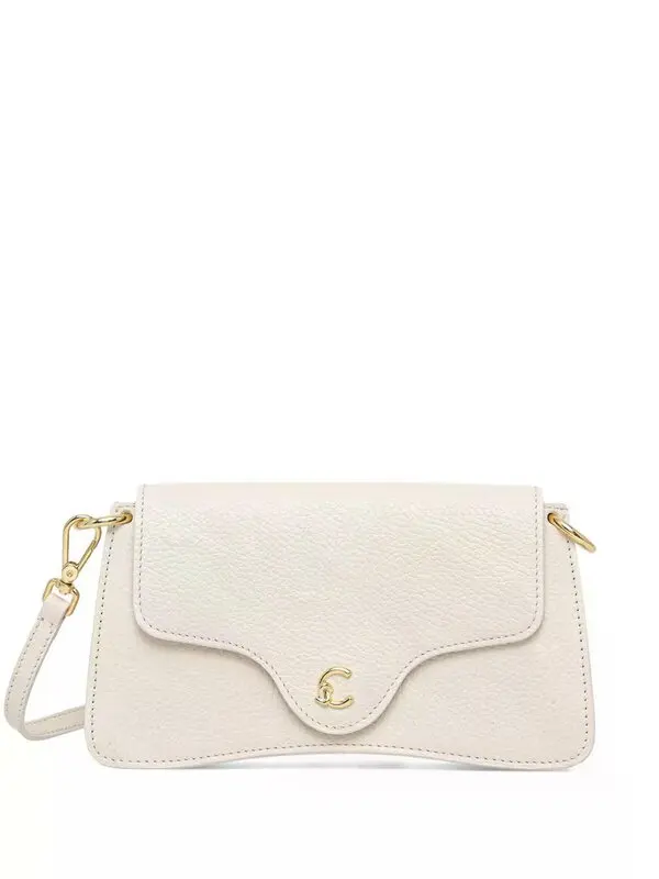 COCCINELLE C-me Logo-plaque Shoulder Bag - Neutrals