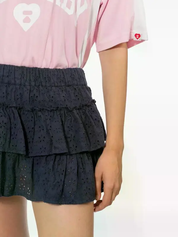 AAPE BY *A BATHING APE Apee™ A Bathing Ape® Broderie Anglaise Ruffled Skort