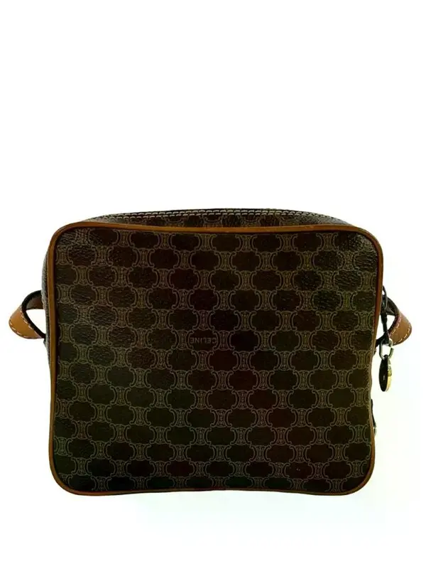 Celine Macadam Coated Canvas Crossbody Bag