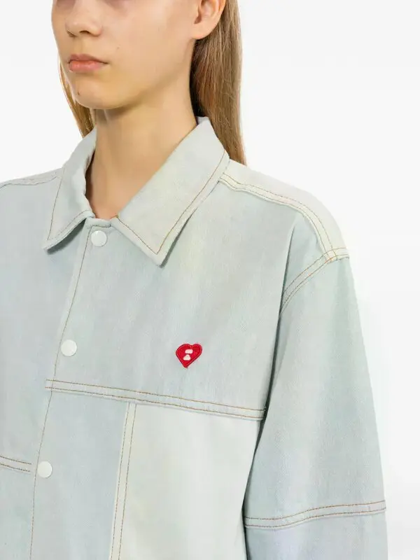 AAPE BY *A BATHING APE Logo-patched Denim Jacket