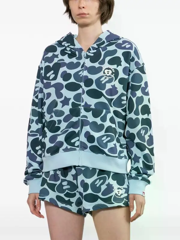 AAPE BY *A BATHING APE Camouflage Print Hoodie