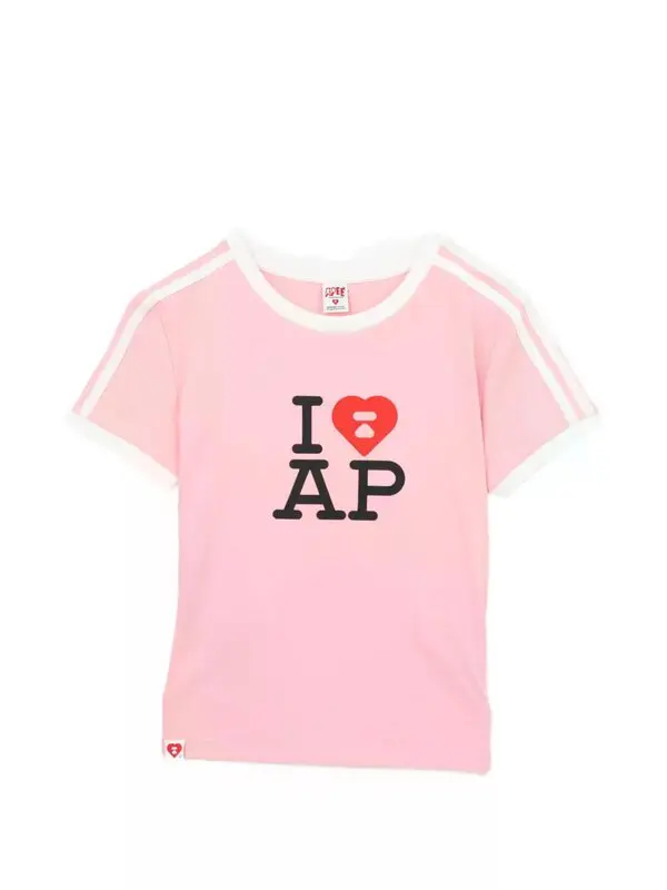 AAPE BY *A BATHING APE Printed T-shirt - Pink
