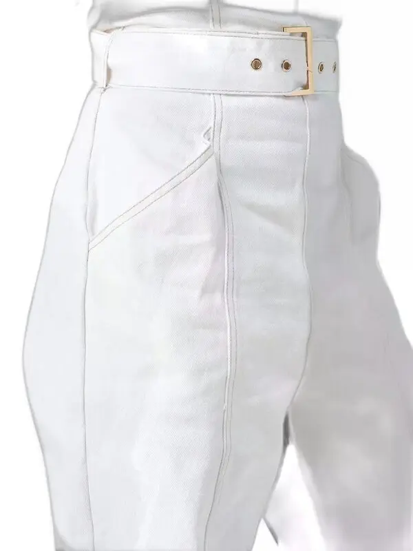 Armani Exchange Belted-waist Strapless Jumpsuit