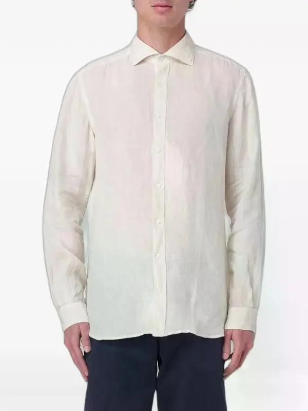 FAY Linen Shirt - Neutrals