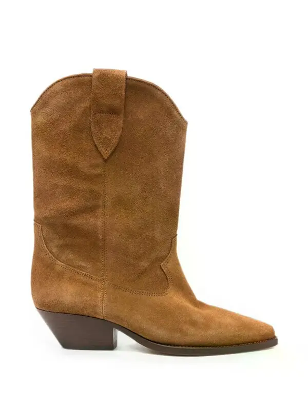 Isabel Marant Étoile Suede Western-style Boots - Brown
