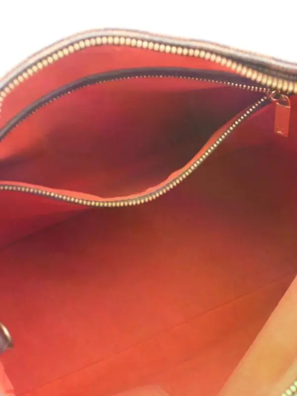 LOUIS VUITTON Damier Ebene Looping Gm Shoulder Bag - Brown