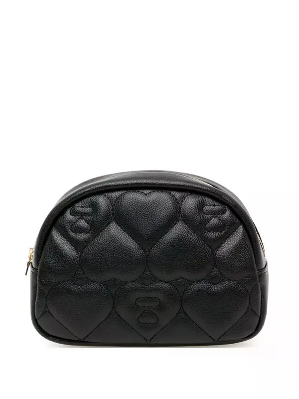 AAPE BY *A BATHING APE Heart Quilted Pouch Bag