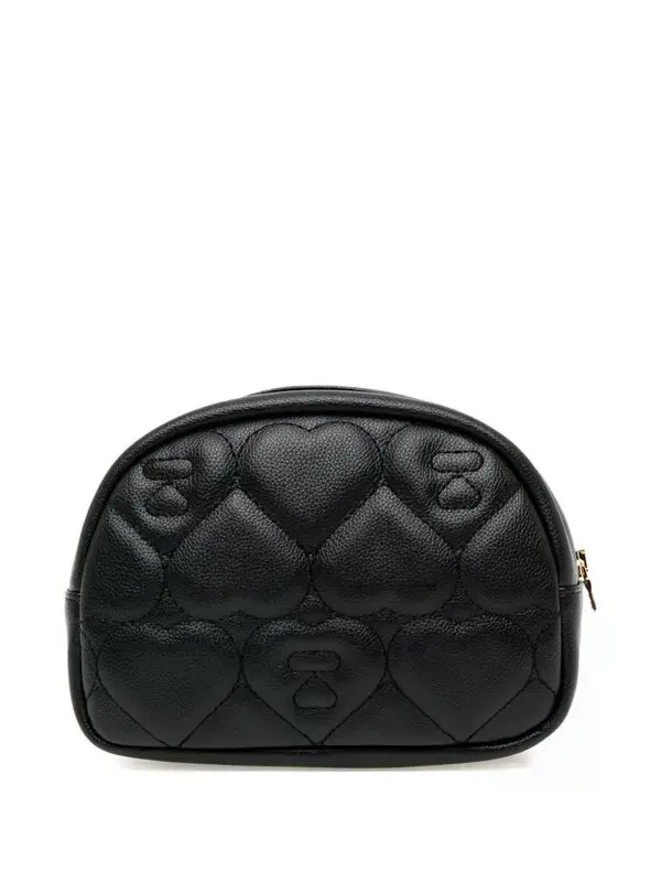 AAPE BY *A BATHING APE Heart Quilted Pouch Bag
