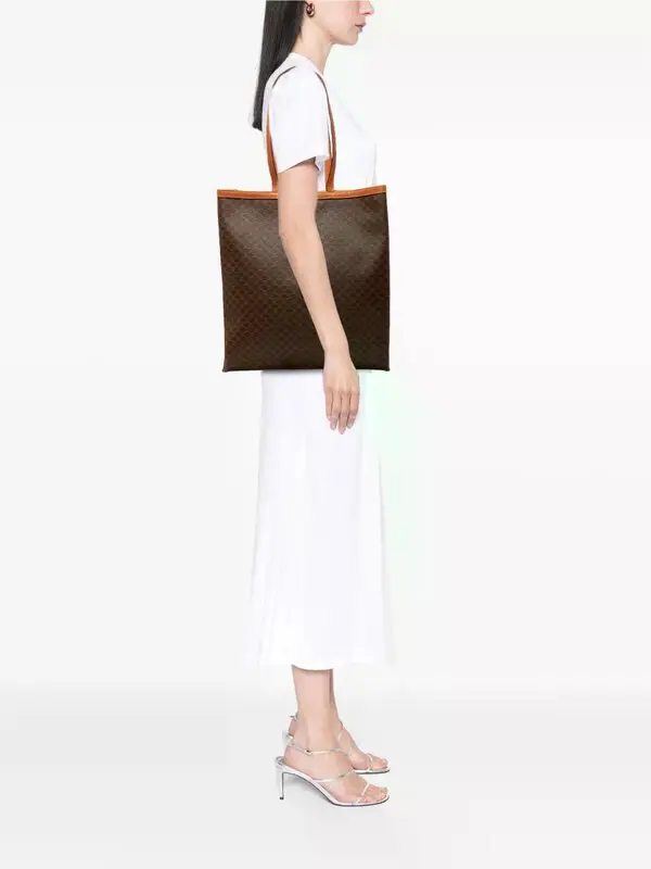 Celine Macadam Coated Canvas Tote Bag