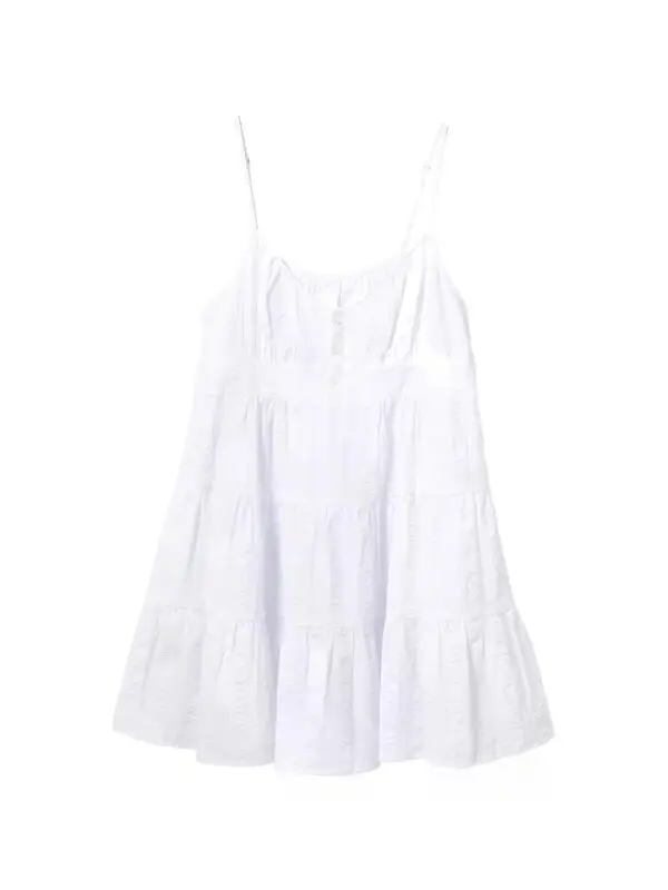 AAPE BY *A BATHING APE Tiered Camisole Dress - White
