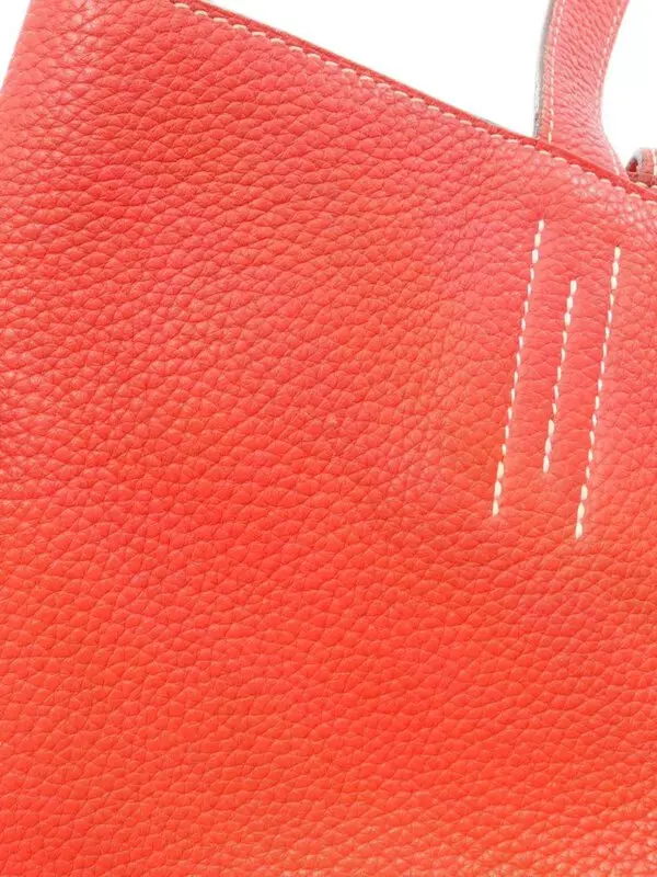 Hermès Double Sens 45 Leather Tote Bag - Orange