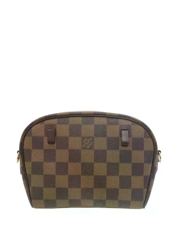 LOUIS VUITTON Damier Ebene Pochette Crossbody Bag - Brown