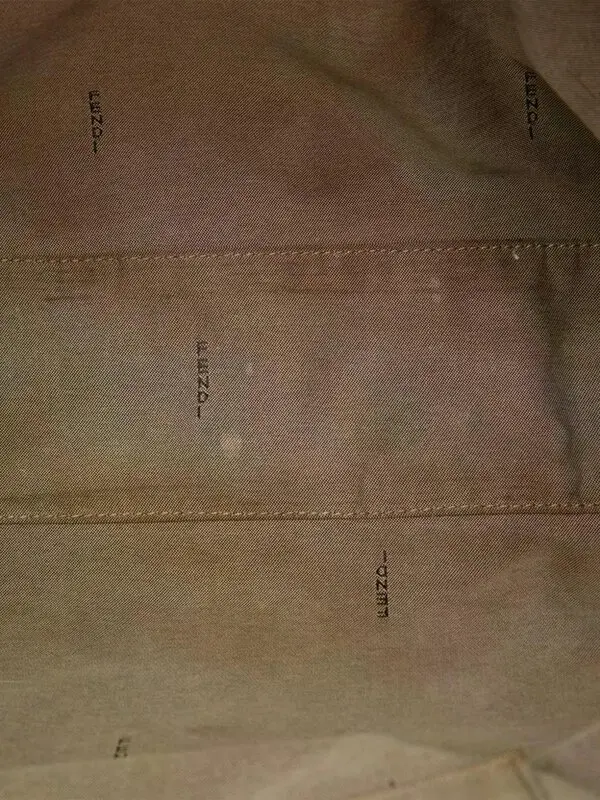 Fendi Zucchino Canvas Chef Shopping Tote Bag - Brown
