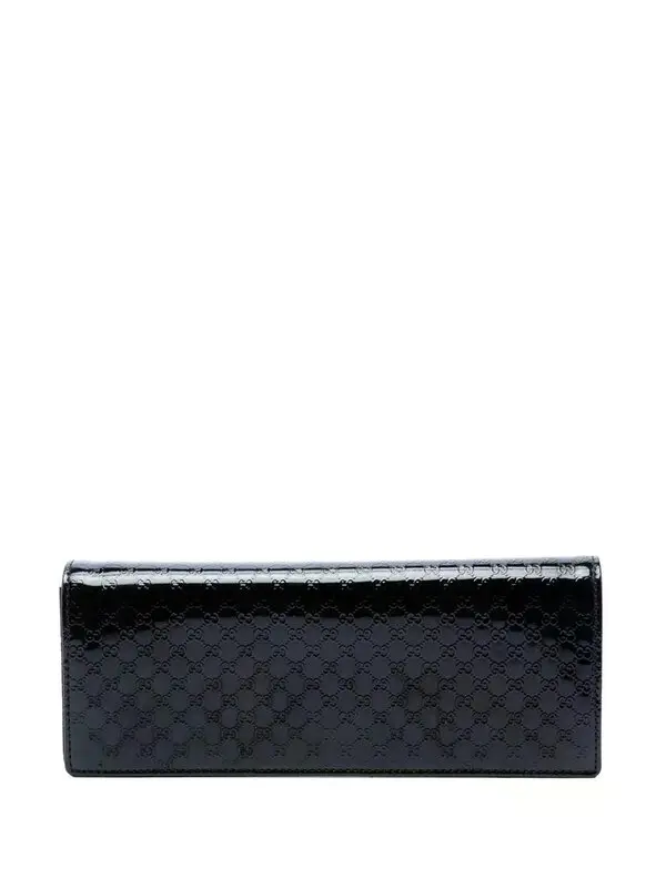 Gucci 2016-2026 Microguccissima Patent Broadway Clutch Bag