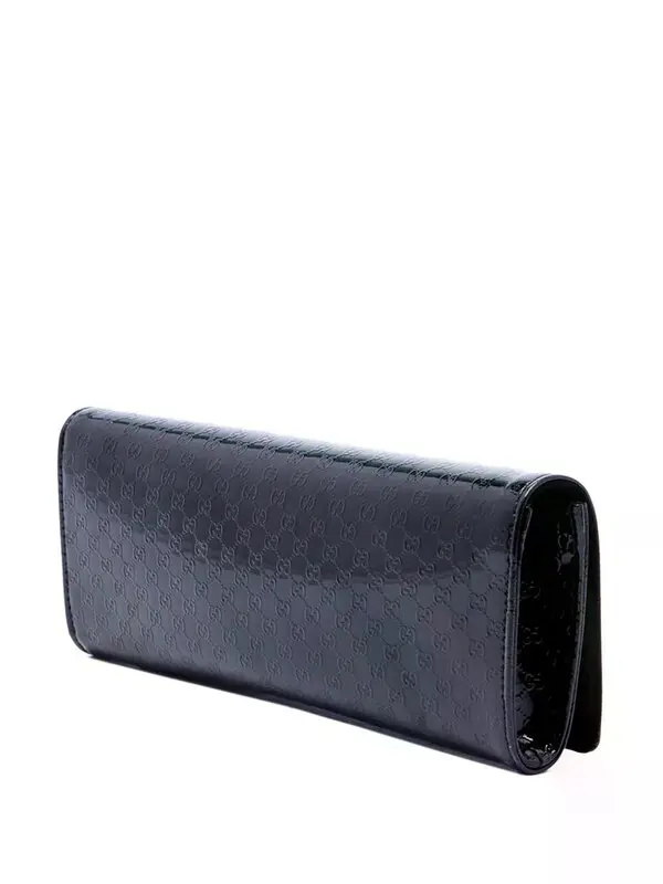 Gucci 2016-2026 Microguccissima Patent Broadway Clutch Bag