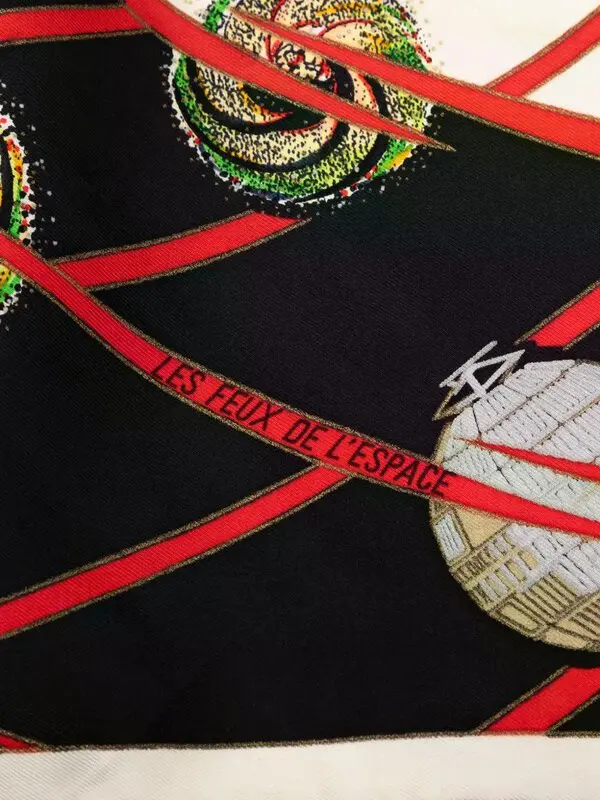 Hermès 2000-2026 Les Feux De L Espace Silk Scarf 90 Scarves