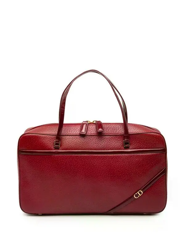Dior Leather Top Handle Bag