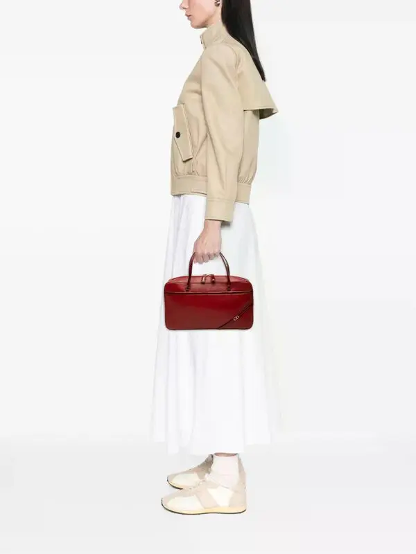 Dior Leather Top Handle Bag