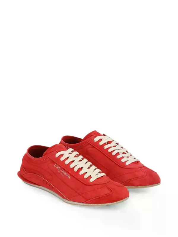 Dolce & Gabbana Calfskin Lipari Plus Derby Shoes - Red