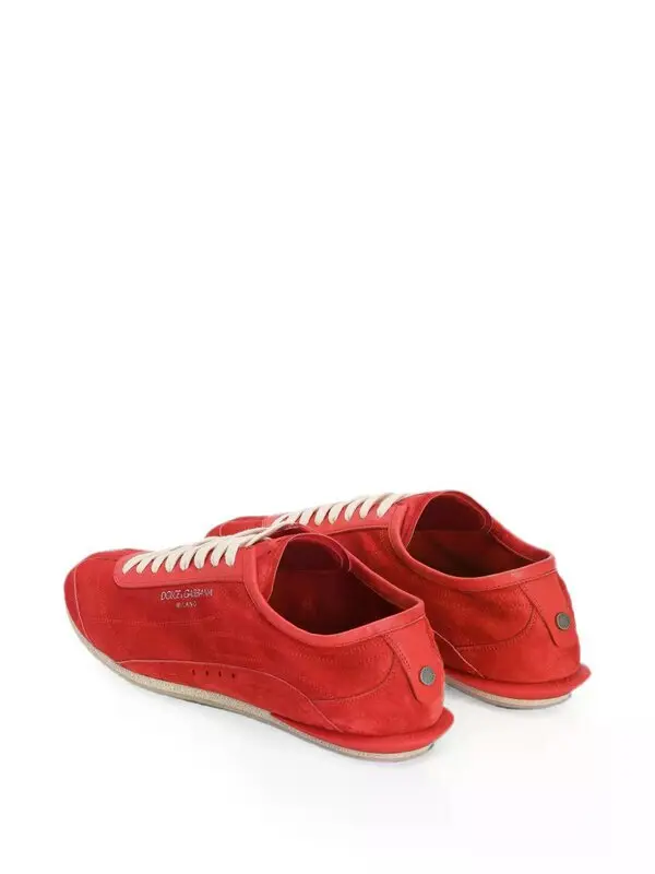 Dolce & Gabbana Calfskin Lipari Plus Derby Shoes - Red
