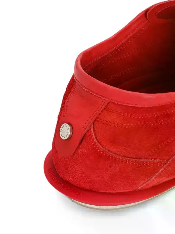 Dolce & Gabbana Calfskin Lipari Plus Derby Shoes - Red