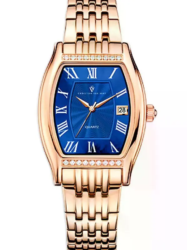 CHRISTIAN VAN SANT Gemma 34mm Watch With Dial - Blue