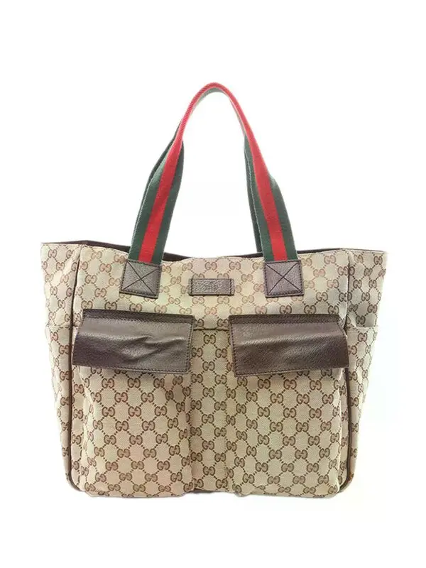 Gucci Gg Canvas Tote Bag - Neutrals