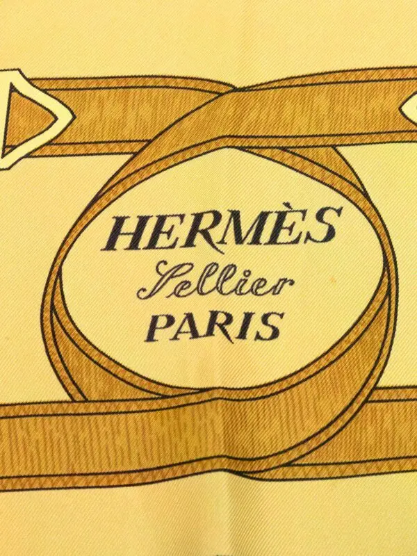 Hermès 2000-2026 Eperon D Or Silk Scarf 90 Scarves